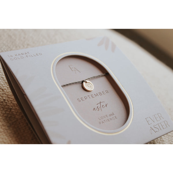 September Birth Flower Bracelet - Aster – Ever Aster